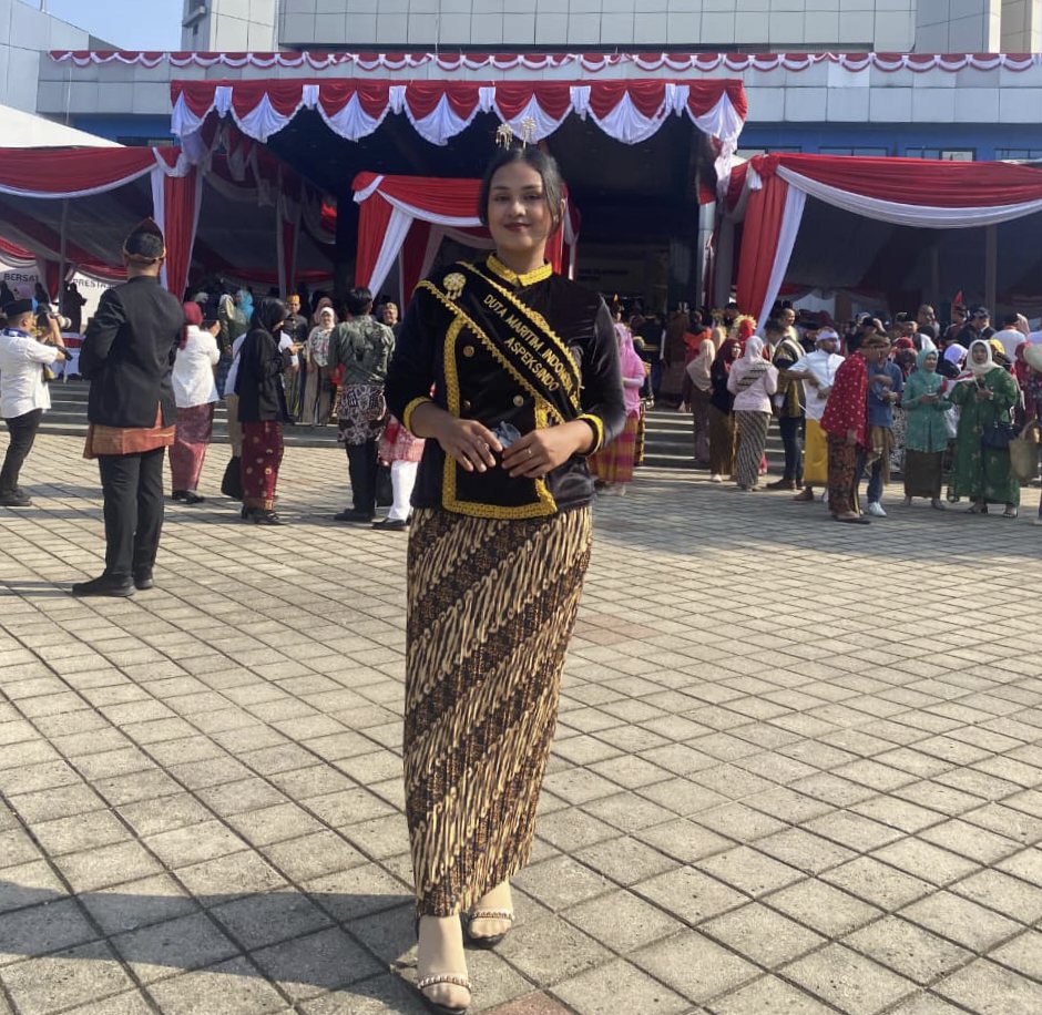 Ikuti Upacara HUT ke-80 RI di Kemenpora RI, Duta Maritim Indonesia Asal ...