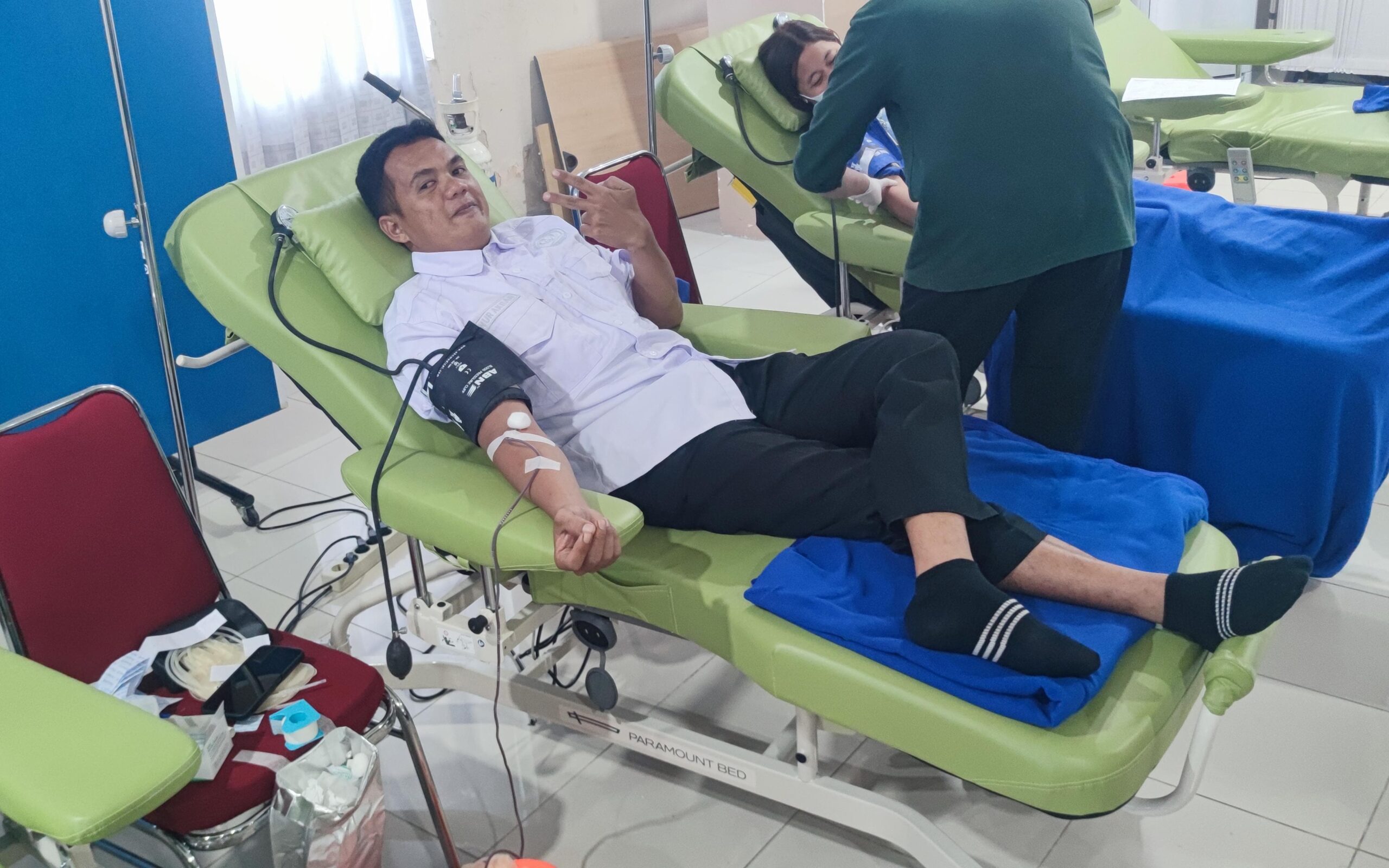 Semarak HUT RSUD, Puluhan Warga Ikut Donor Darah di RSUD Taman Husada Bontang - inspirasa.co